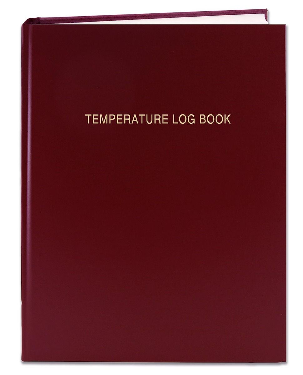 BookFactory Temperature Log Book - 168 Pages - Page Size 8 7/8" x 11 1/ ...