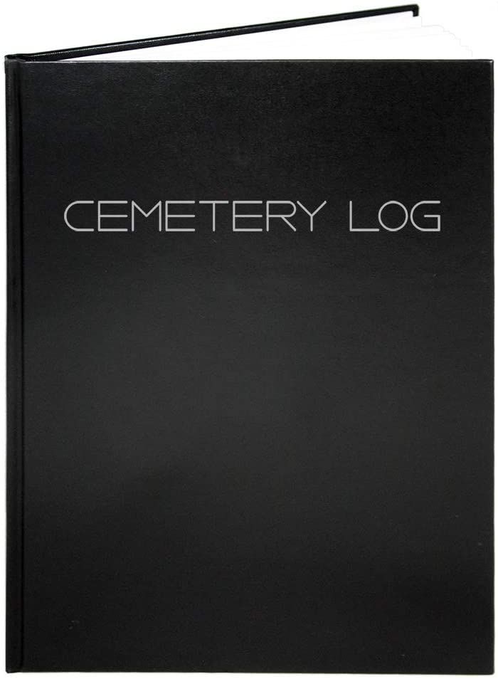BookFactory Cemetery Log Book/Cemetery Records Management Register ...