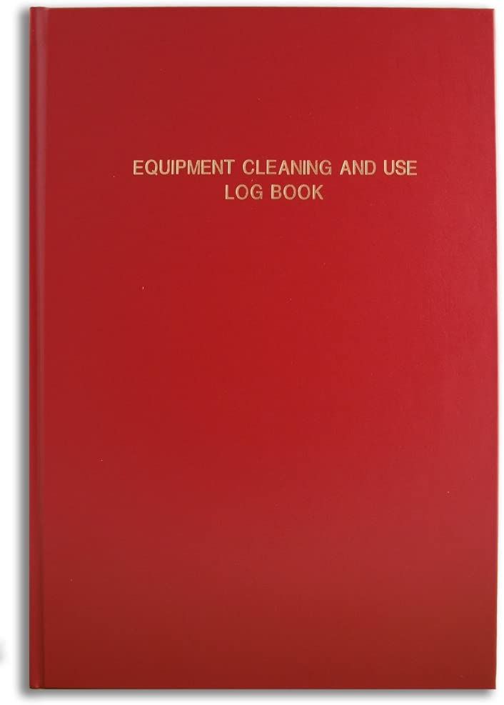 Equipment Cleaning and Use Log Book