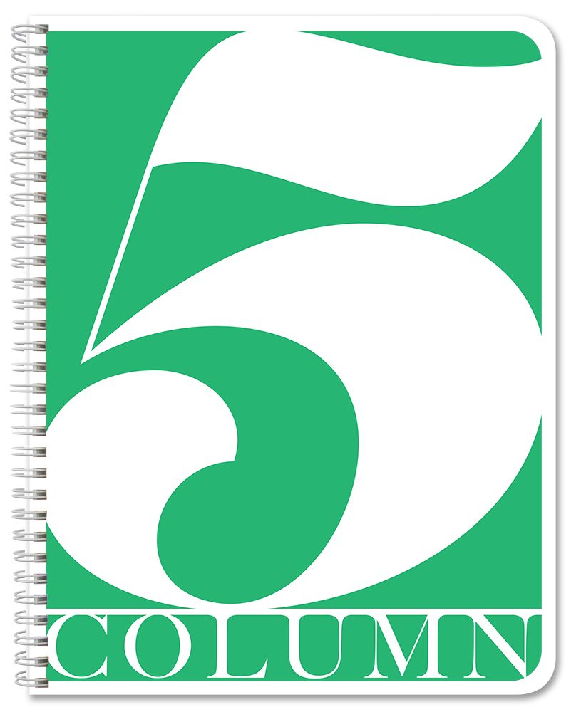 5 Column Log Book