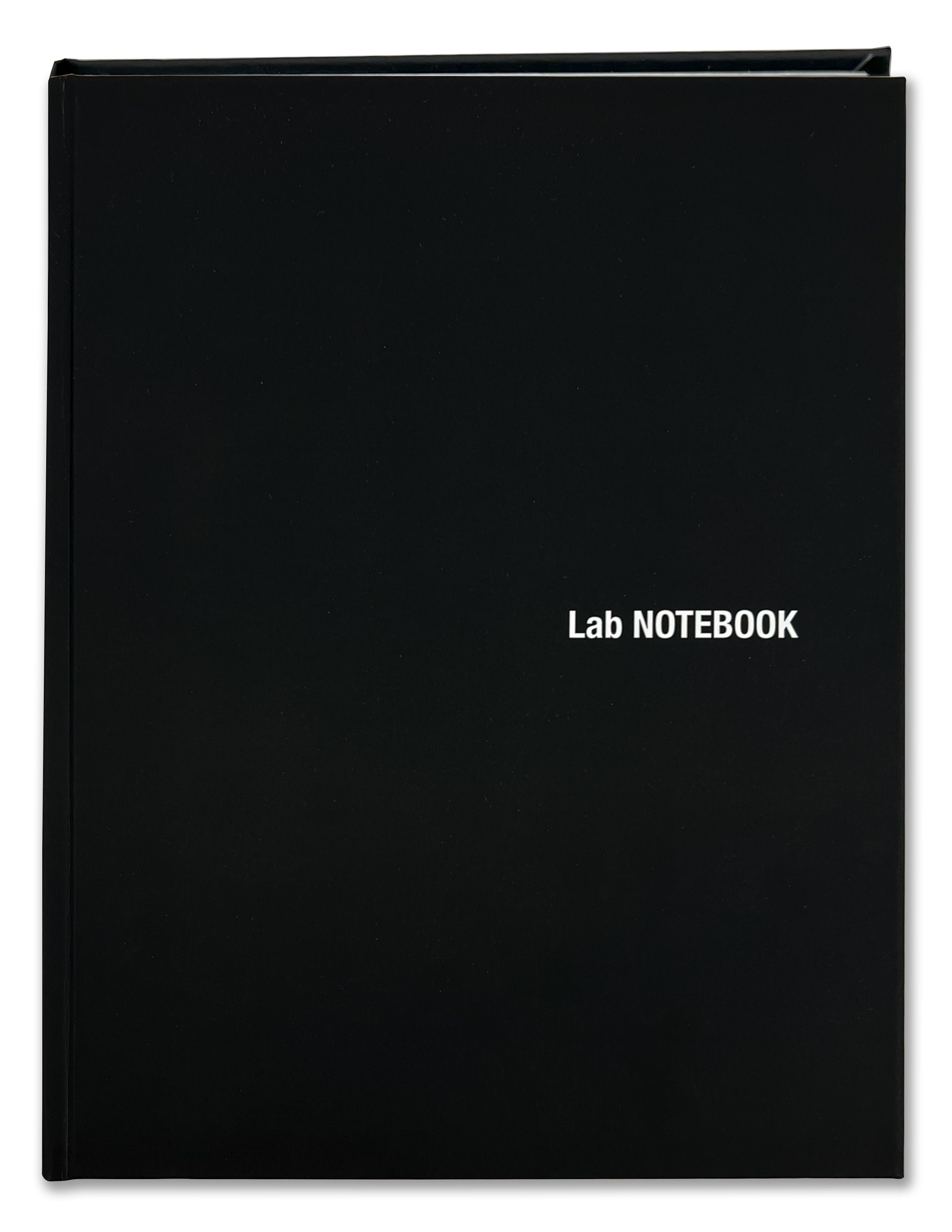 BookFactory Lab Notebook/Laboratory Notebook - Professional Grade - 100 Pages, 8.5" x 11" Black ...