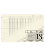 BookFactory Ledger Sheets/Large 13 Column Accounting Ledger Columnar ...