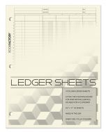 BookFactory Ledger Pad / 4 Column Accounting Ledger Columnar Analysis ...