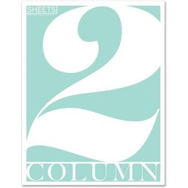 Columnar Sheets/ Loose Sheet Format - 50 Sheets of Paper, 3 Hole ...