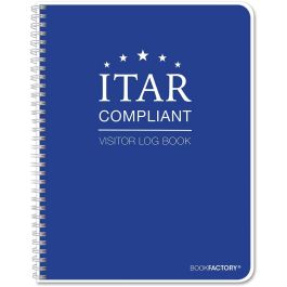 BookFactory ITAR Visitor Log Book (Official ITAR - International ...