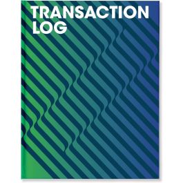 Transaction Log Book - 8.5" x 11" Soft Touch Laminate Hardcover