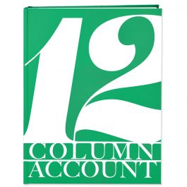 12 Column Ledger Book/Account Book/Accounting Ledger/Notebook (Twelve ...