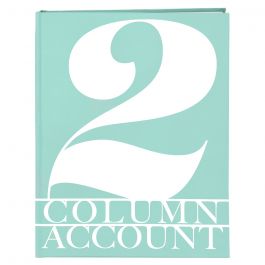 BookFactory 2 Column Ledger Book/Account Book/Accounting Ledger ...