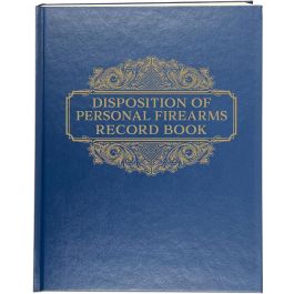 ATF Disposition of Personal Firearms Record Book - 120 Pages, Blue ...