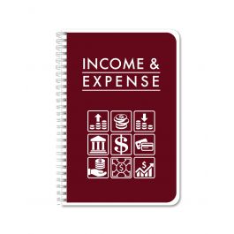BookFactory Income and Expense Log Book/Tracker/Small Business Ledger ...
