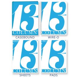 13 Column Columnar Logs - You Choose the Style You Want, Casebound or ...