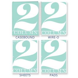 2 Column Columnar Logs - You Choose the Style You Want, Casebound or ...