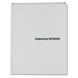 BookFactory Engineering Notebook/100 Page Sewn Engineering Notebook ...