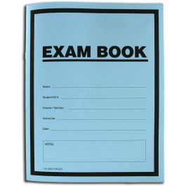 Blue Exam Books
