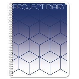 BookFactory Project Diary/Project Management Logbook - Wire-O, 100 ...