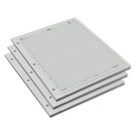 BookFactory Engineering Pads - Set of 3 Pads, 50 (5mm) Grid Sheets Each ...