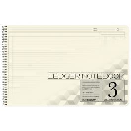 BookFactory Accounting Ledger Notebook/Large 3 Column Accounting Ledger ...