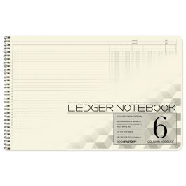 BookFactory Accounting Ledger Notebook/Large 6 Column Accounting Ledger ...