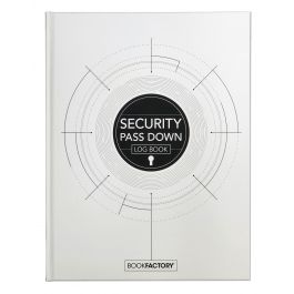BookFactory Security Pass Down Log Book/Security Guard Journal - Wire-O ...