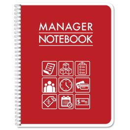 BookFactory Manager Notebook/Manager’s Log Book/Planner/Management ...