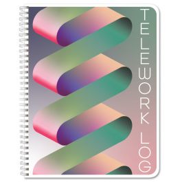 Telework Log Book/Work from Home Task Tracker/Notebook/Logbook - 8.5" x ...