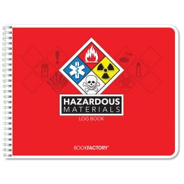 BookFactory Hazardous Materials Log Book / Hazmat Tracking Logbook ...