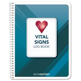 BookFactory Vital Signs Log Book/Vitals Monitoring Logbook/ 104 Pages ...