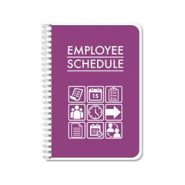 Employee Work Schedule Planner/Business Employee Schedule Tracking ...