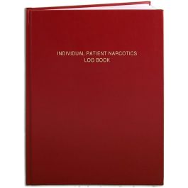 Narcotics Log Book - Individual Patient Log Book