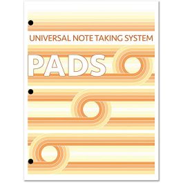 Universal Note Taking System (Cornell Notes) - 3 Pads with 3 Hole ...