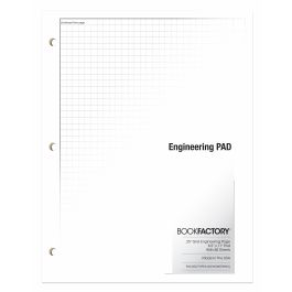 BookFactory Engineering Notepad/White Engineering Note Pad ...