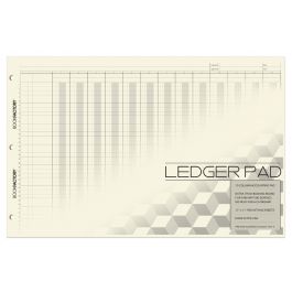 Ledger Pad/Large 13 Column Accounting Ledger Columnar (Thirteen Columns ...