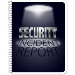 BookFactory Security Incident Report Log Book / Security Guard Journal ...