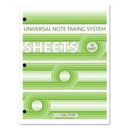 Universal Note Taking System (Cornell Notes) / Sheets for 3 Ring ...