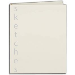 SketchBook, 120 Pages White Laminated Cover Section Sewn Hardbound