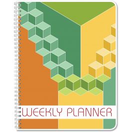 BookFactory Blank Weekly Calendar (Works for Any Year - 112 Pages - 8.5 ...