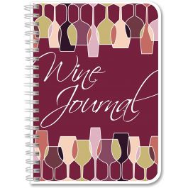 BookFactory Wine Journal - Page Size 5" x 7" With 120 Pages Wire-O (JOU ...