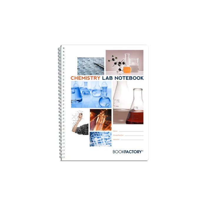 BookFactory Chemistry Lab Notebooks - Student Chemistry Lab Notebook ...