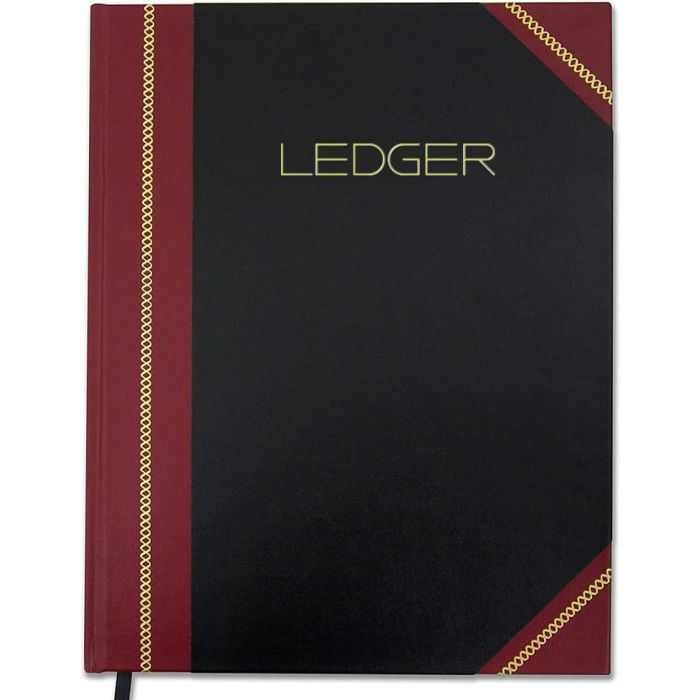 BookFactory Ledger Book/Professional Accounting Ledger/ 4 Column Ledger ...