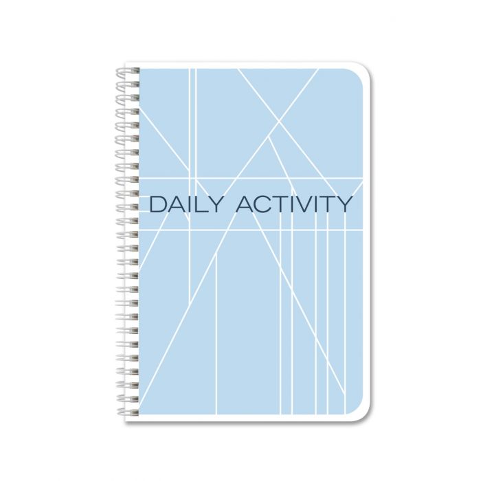 BookFactory Daily Activity Log Book / Day Log Book / Diary, Wire-O ...
