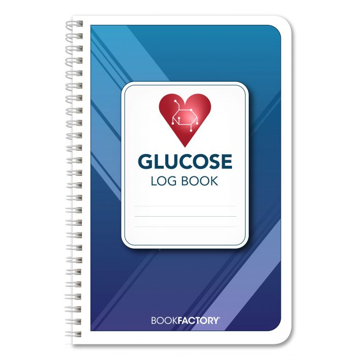 BookFactory Glucose Log Book / Glucose Monitoring Logbook / Personal ...