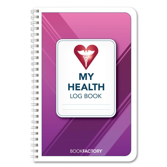 BookFactory My Health Log Book, Daily Tracking Record Journal Logbook ...
