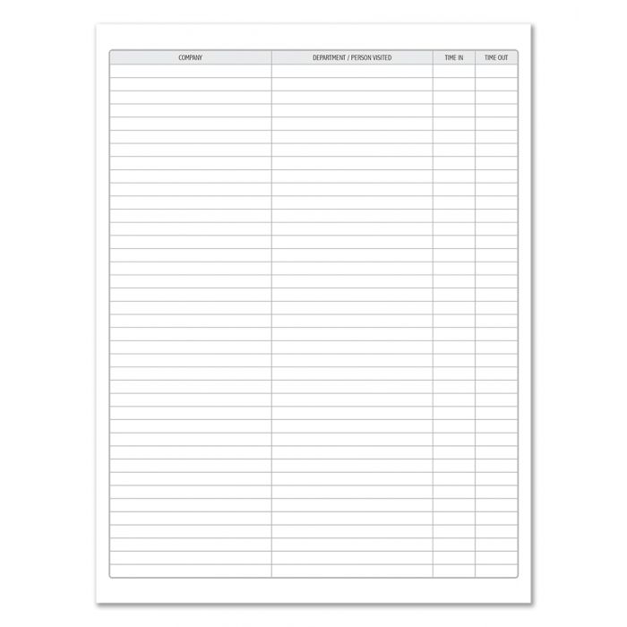 Visitors Log Visitors Book Sign In And Out: A4 Visitor Log Book New