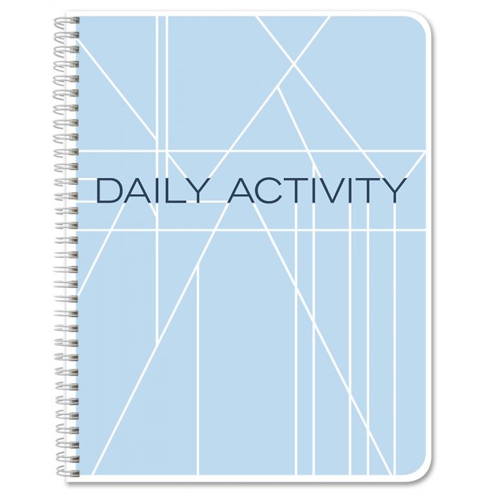 BookFactory Daily Activity Log Book/Day Log Book/Diary, Wire-O Bound ...