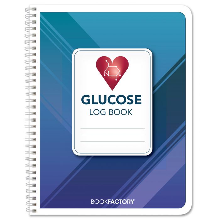 BookFactory Glucose Log Book/Glucose Monitoring Logbook/Personal ...
