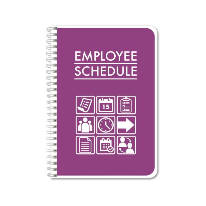 Employee Work Schedule Planner/Business Employee Schedule Tracking ...