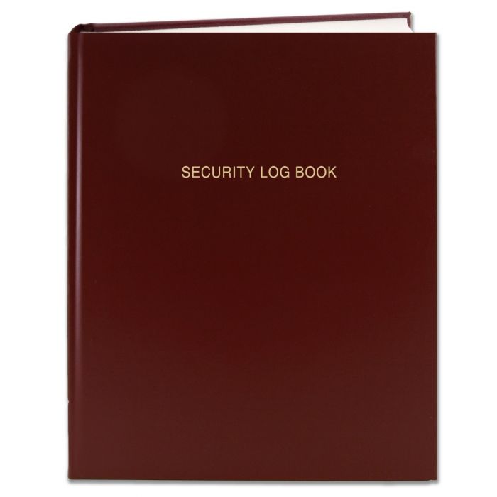 BookFactory Security Log Book / Security Desk Log Book, 120 Pages ...