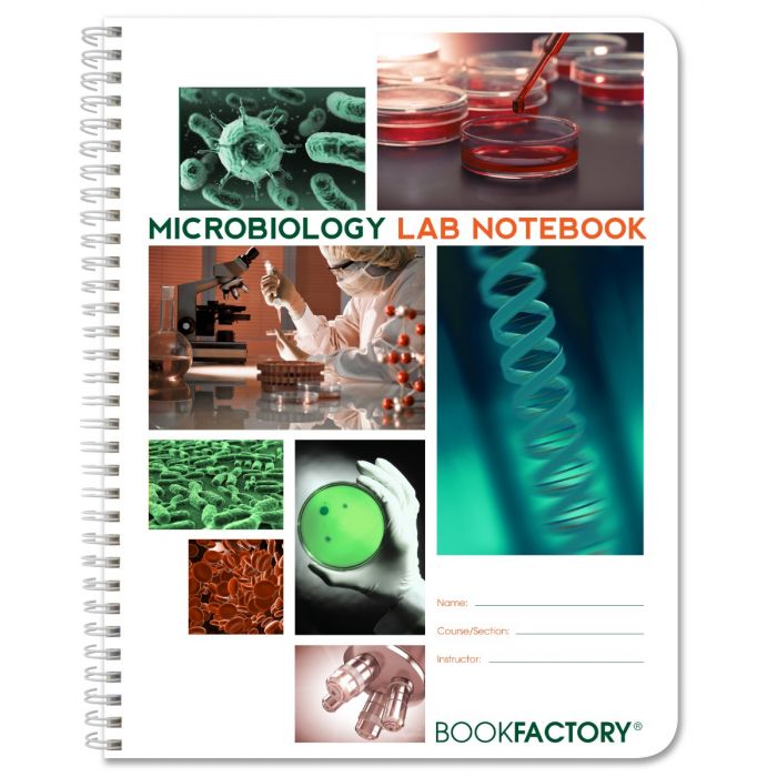 BookFactory Microbiology Lab Notebooks - Student Microbiology Lab ...