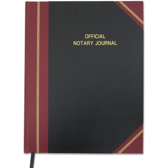 BookFactory Official Notary Journal/Log Book 96 Pages 8.5" X 11" 380 ...