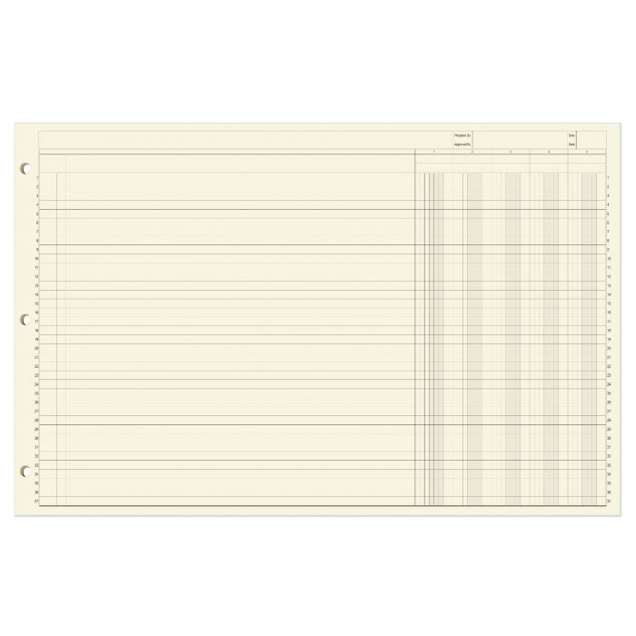 Green Ledger Paper